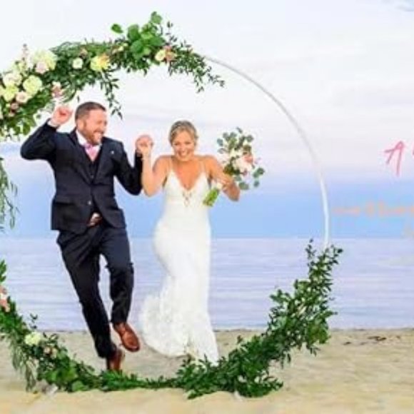 Party Supplies | Wedding Archmetal Circle Balloon Arch Framegarden Arch ...